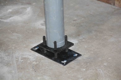 Lally Lock Structural Column Offers Code Compliance and Adjustability ...