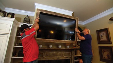 Flat TV Screen Frame - Extreme How To