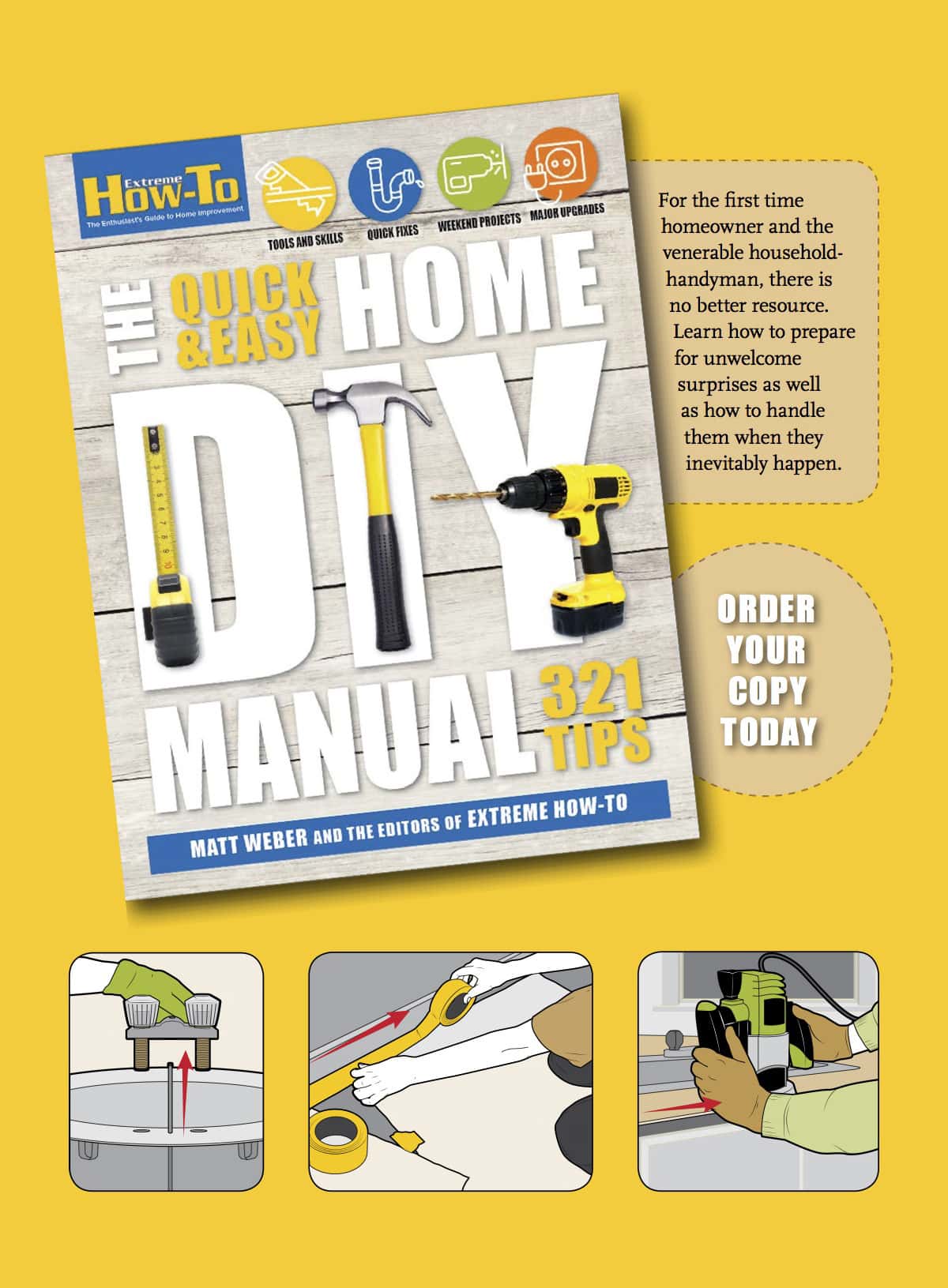 The Quick & Easy Home DIY Manual - Great Gift Idea! - Extreme How To