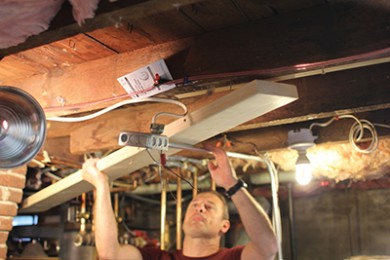Fix & Replace Damaged Floor Joists - How to Sister a Joist