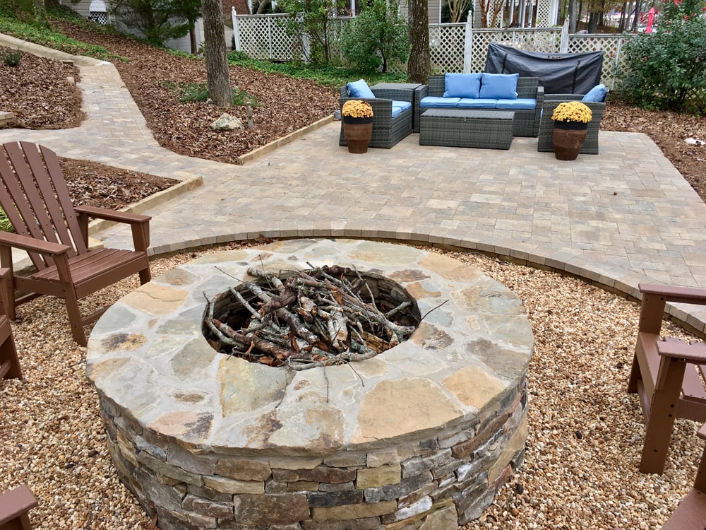 Pavestone Patio & Drystack Fire Pit - Extreme How To